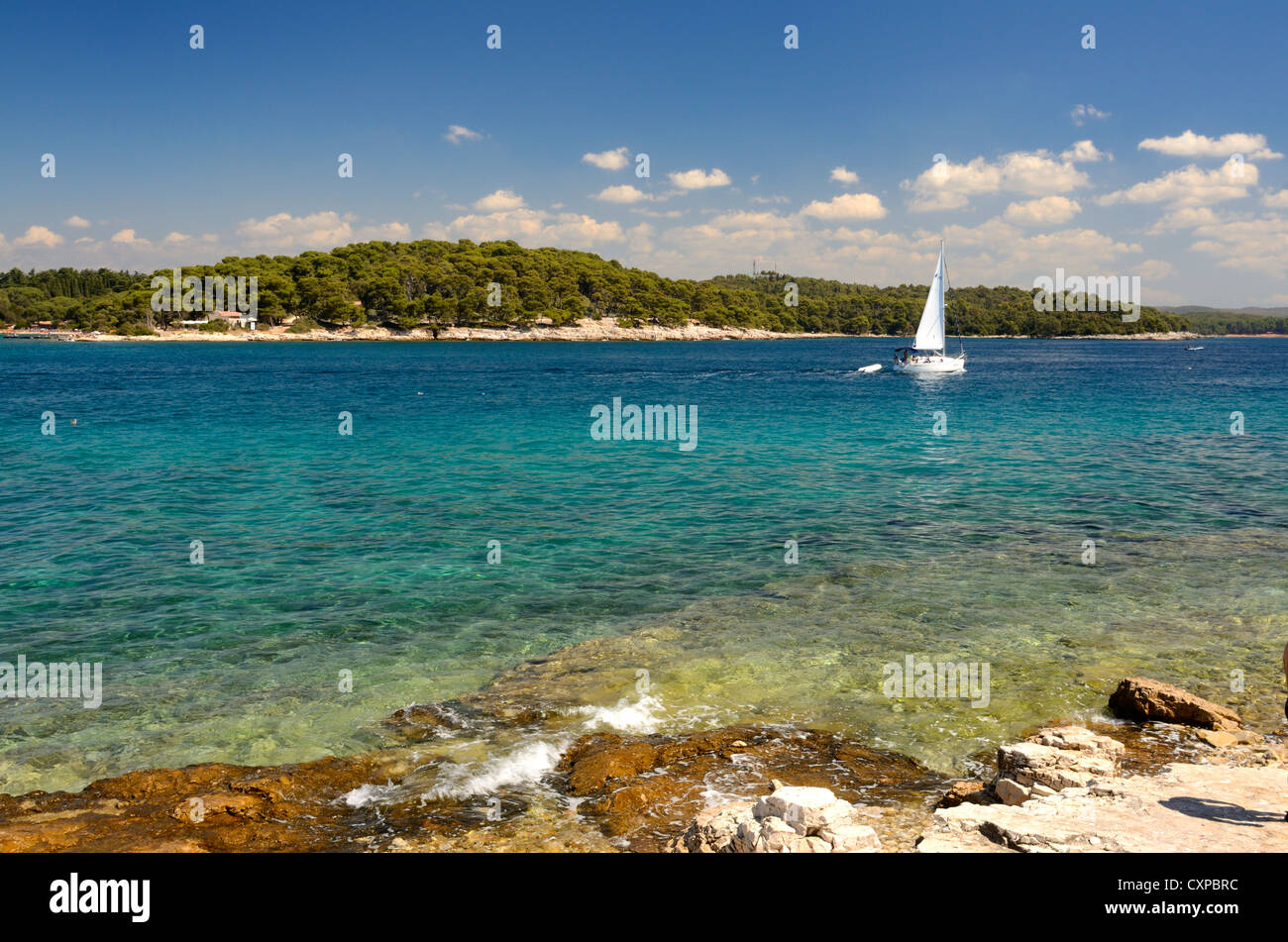 Red Island is one of the most beautiful of the Rovinji archipelago ...