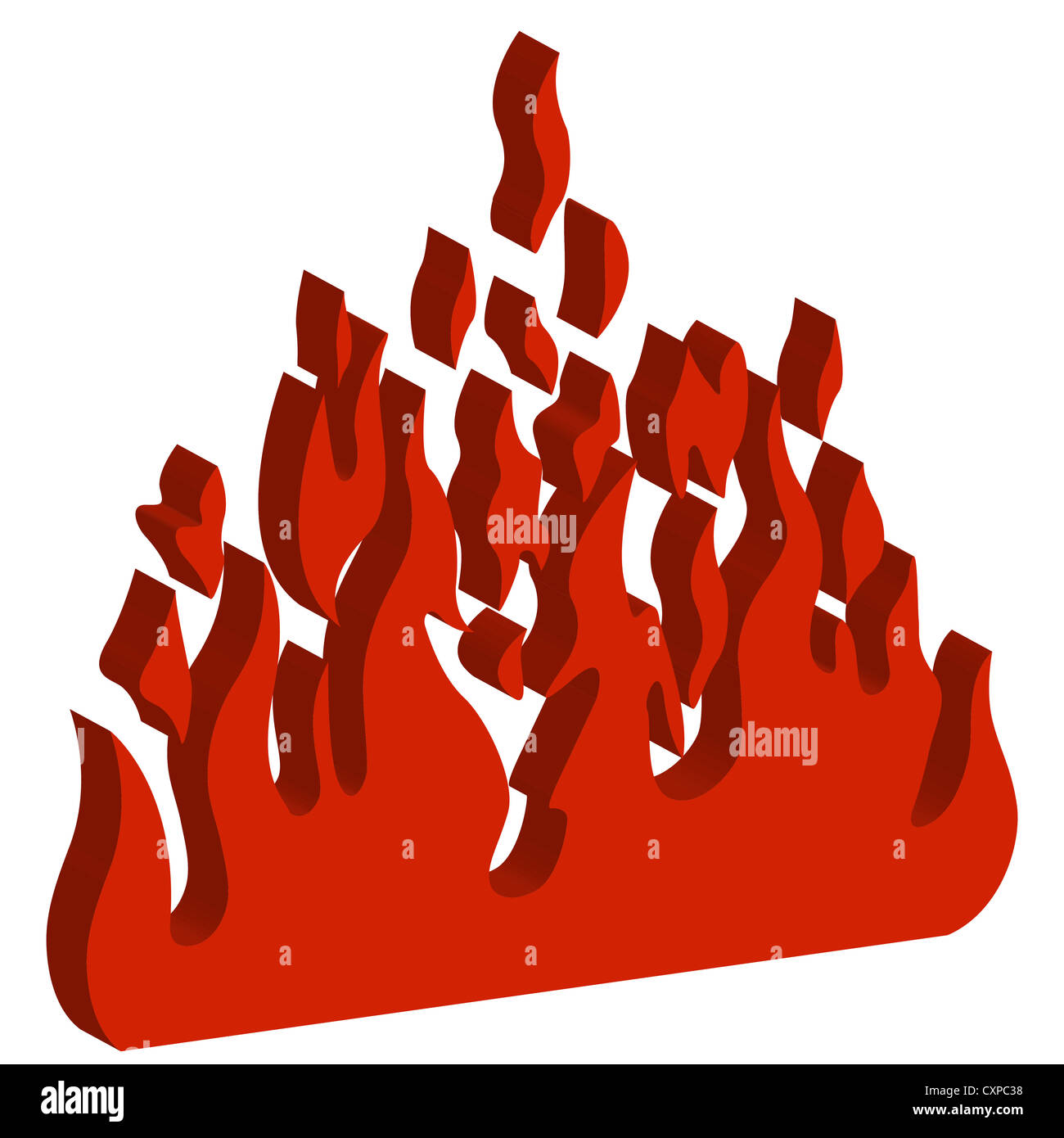 Burn flame fire vector background Stock Photo - Alamy