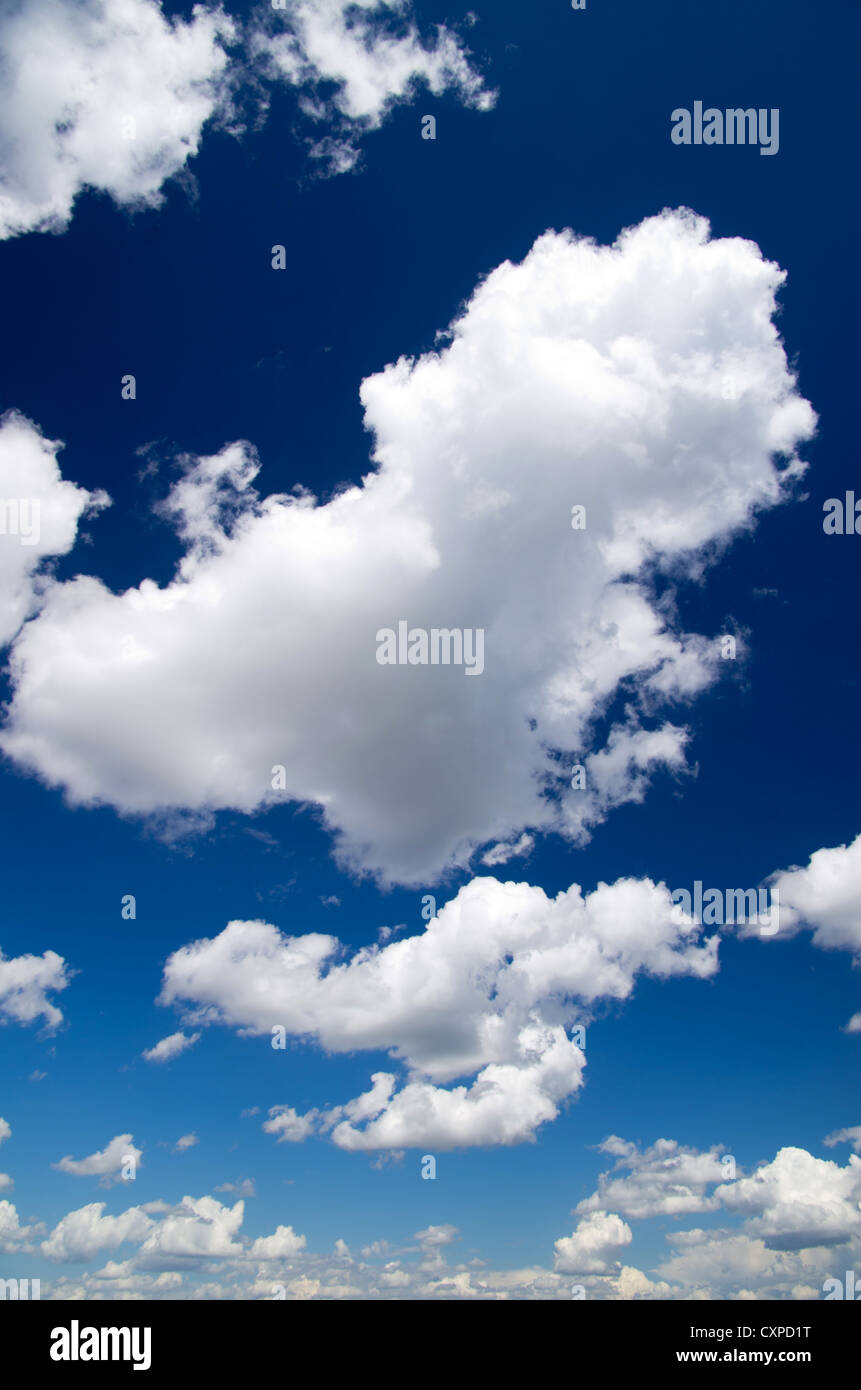 blue sky with white clouds Stock Photo - Alamy