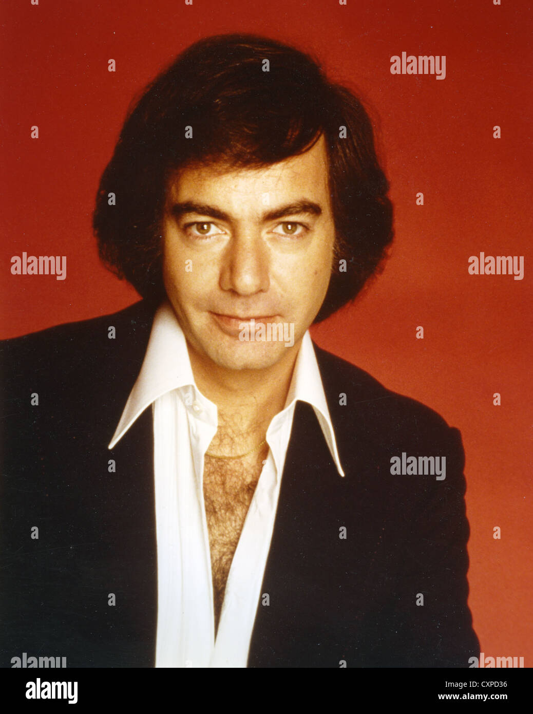 NEIL DIAMOND Promotional photo of US singer-songwriter about 1975 Stock ...