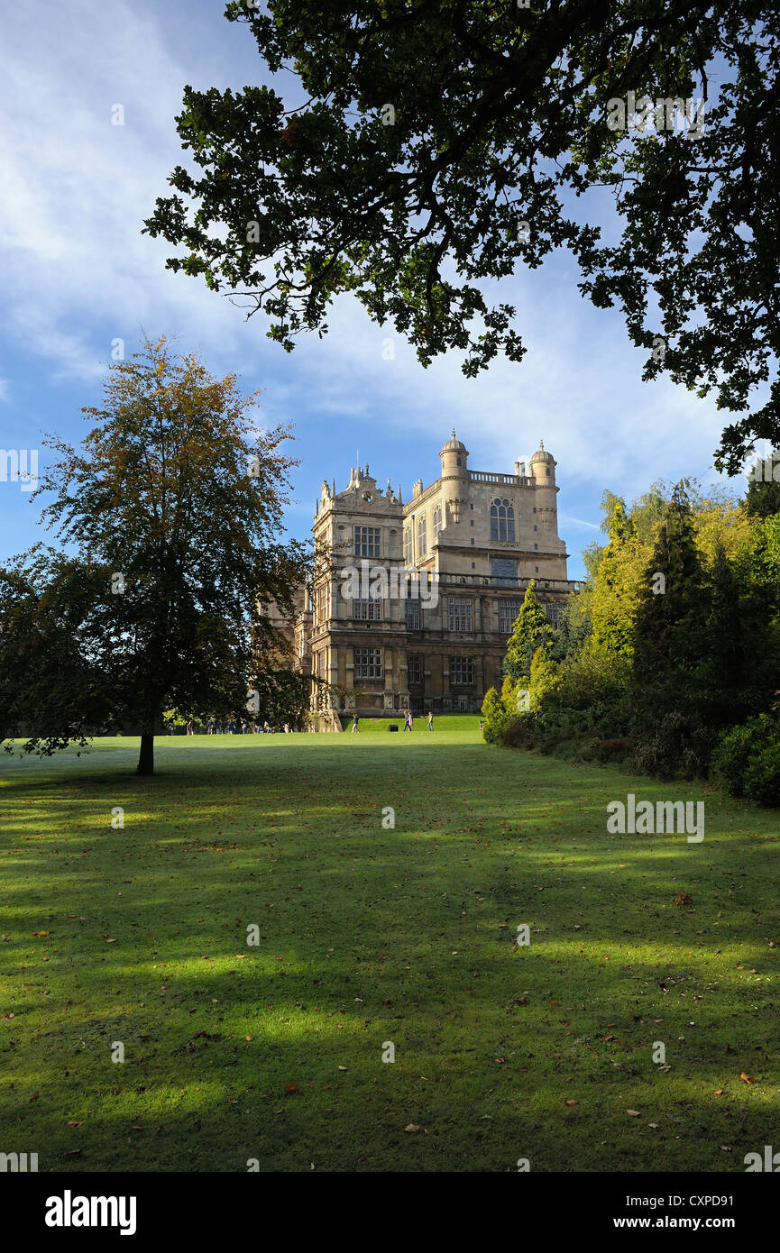 Exterior of woolaton hall hi-res stock photography and images - Alamy