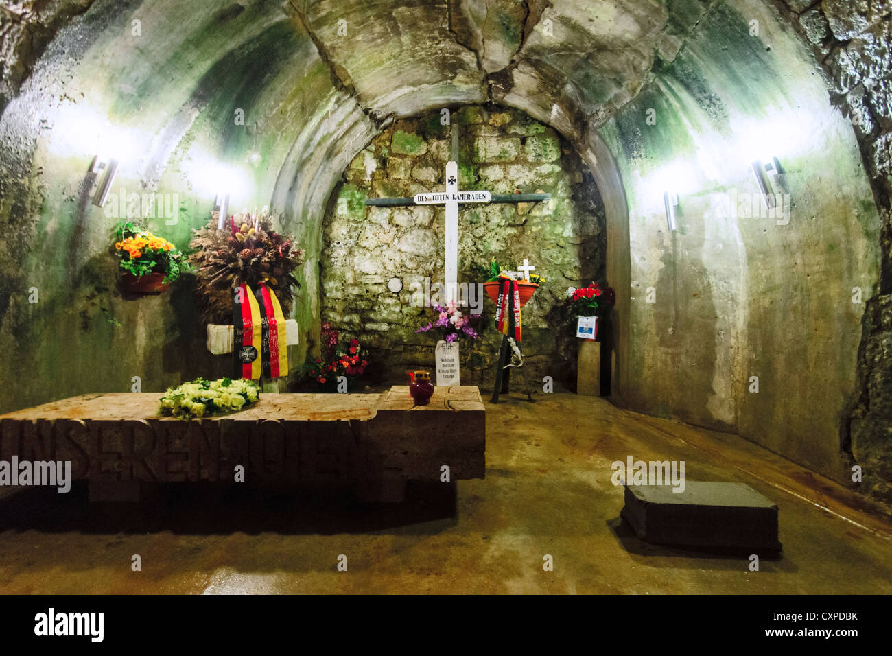Fort Douaumont, Verdun, France. A Memorial to the german soldiers who ...