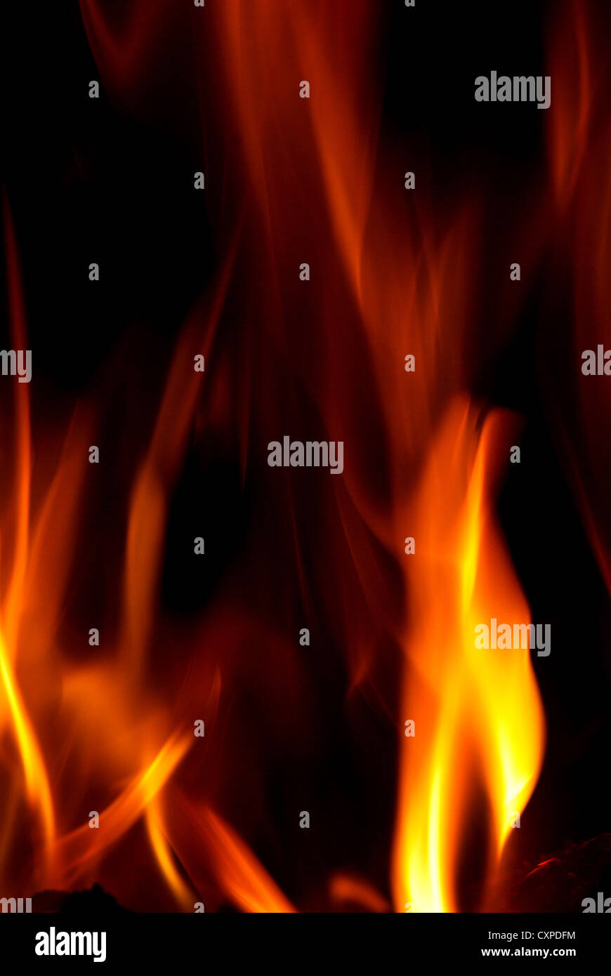 A nice fire in a fire place Stock Photo - Alamy