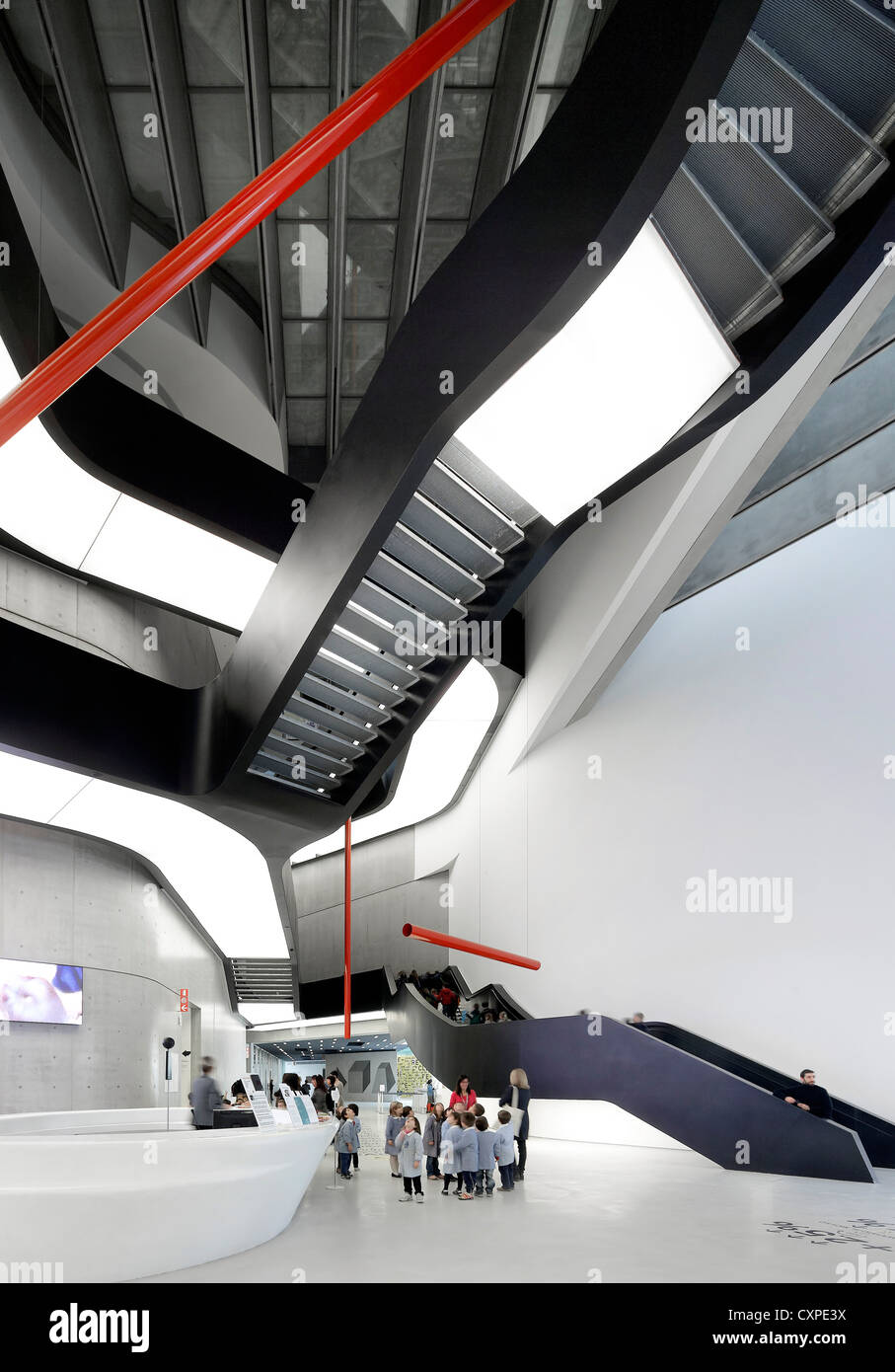 MAXXI – National Museum of the 21st Century Arts, Rome, Italy. Architect: Zaha Hadid Architects ...