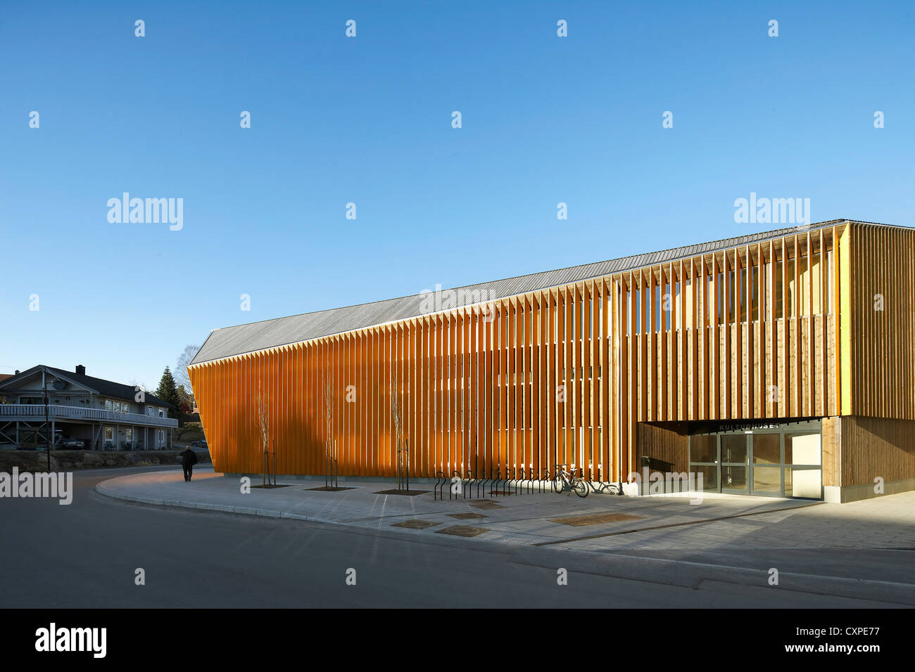 Vennesla Library, Vennesla, Norway. Architect: Helen & Hard, 2012. View ...