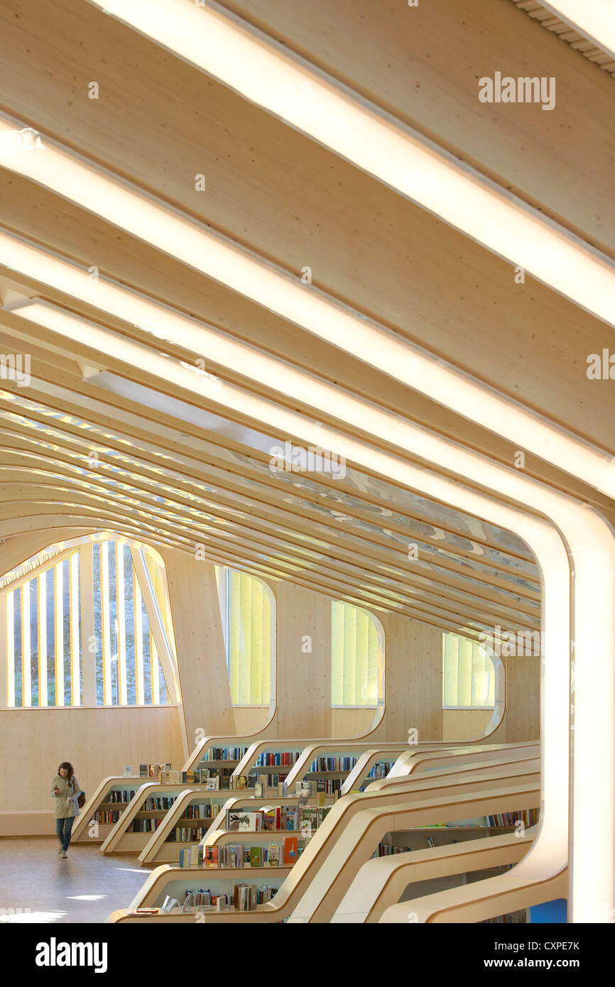 Vennesla Library, Vennesla, Norway. Architect: Helen & Hard, 2012 ...