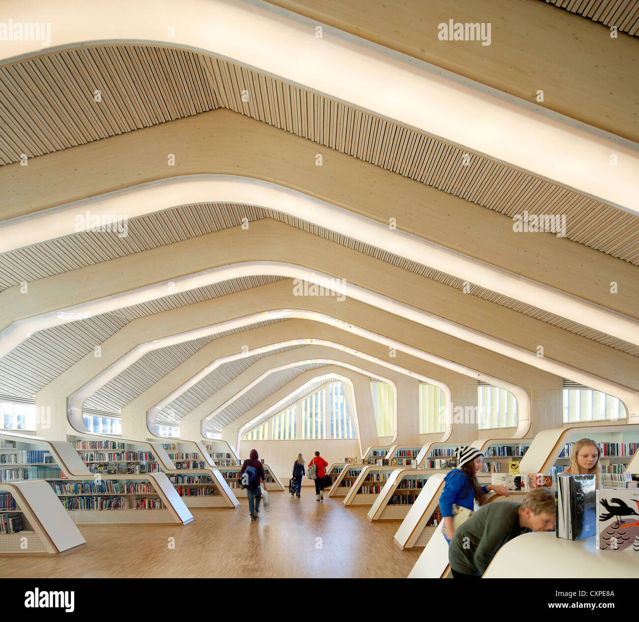 Vennesla Library, Vennesla, Norway. Architect: Helen & Hard, 2012 ...