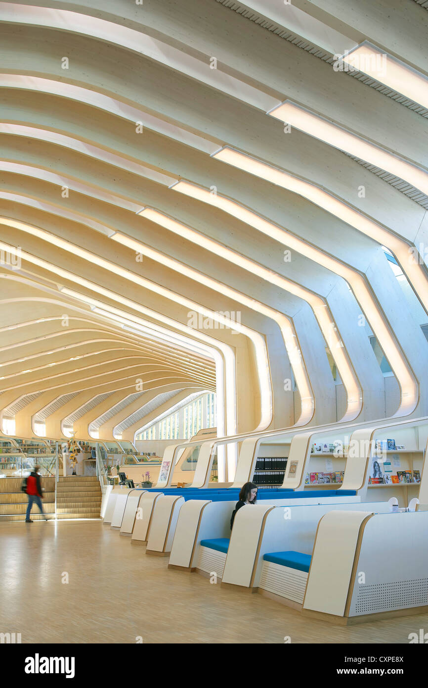 Vennesla Library, Vennesla, Norway. Architect: Helen & Hard, 2012 ...