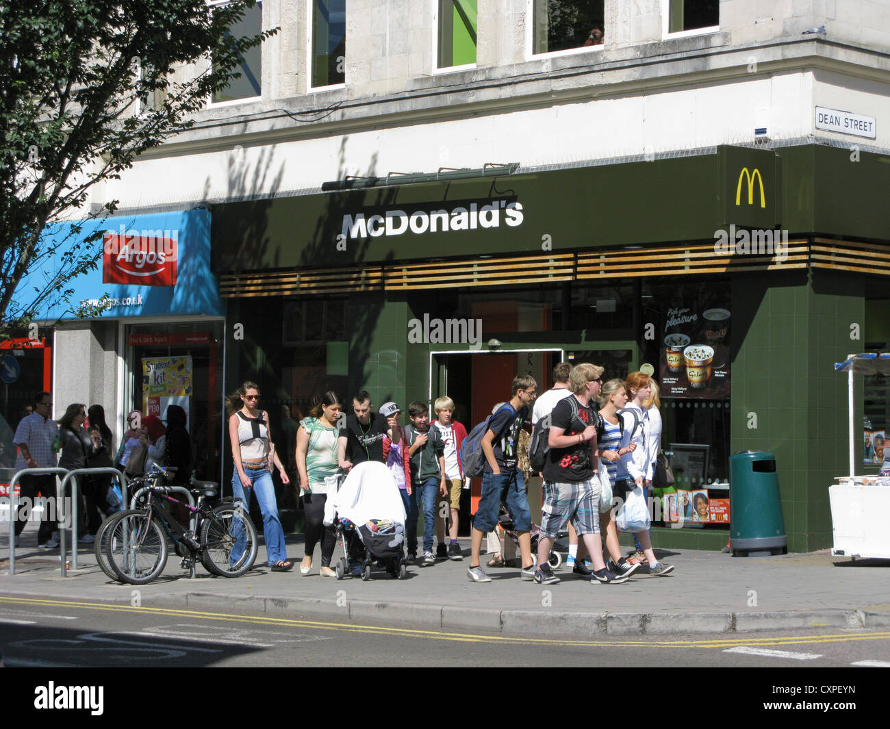 McDonald's fast food restaurant shop Brighton East Sussex UK Stock ...