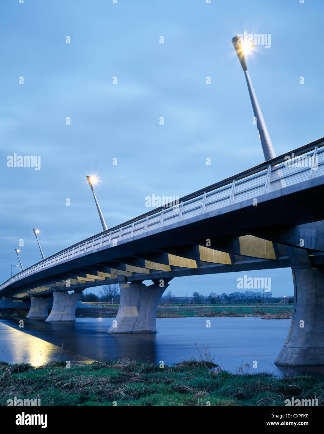 Pedestrian bridge ul limerick ireland hi-res stock photography and ...