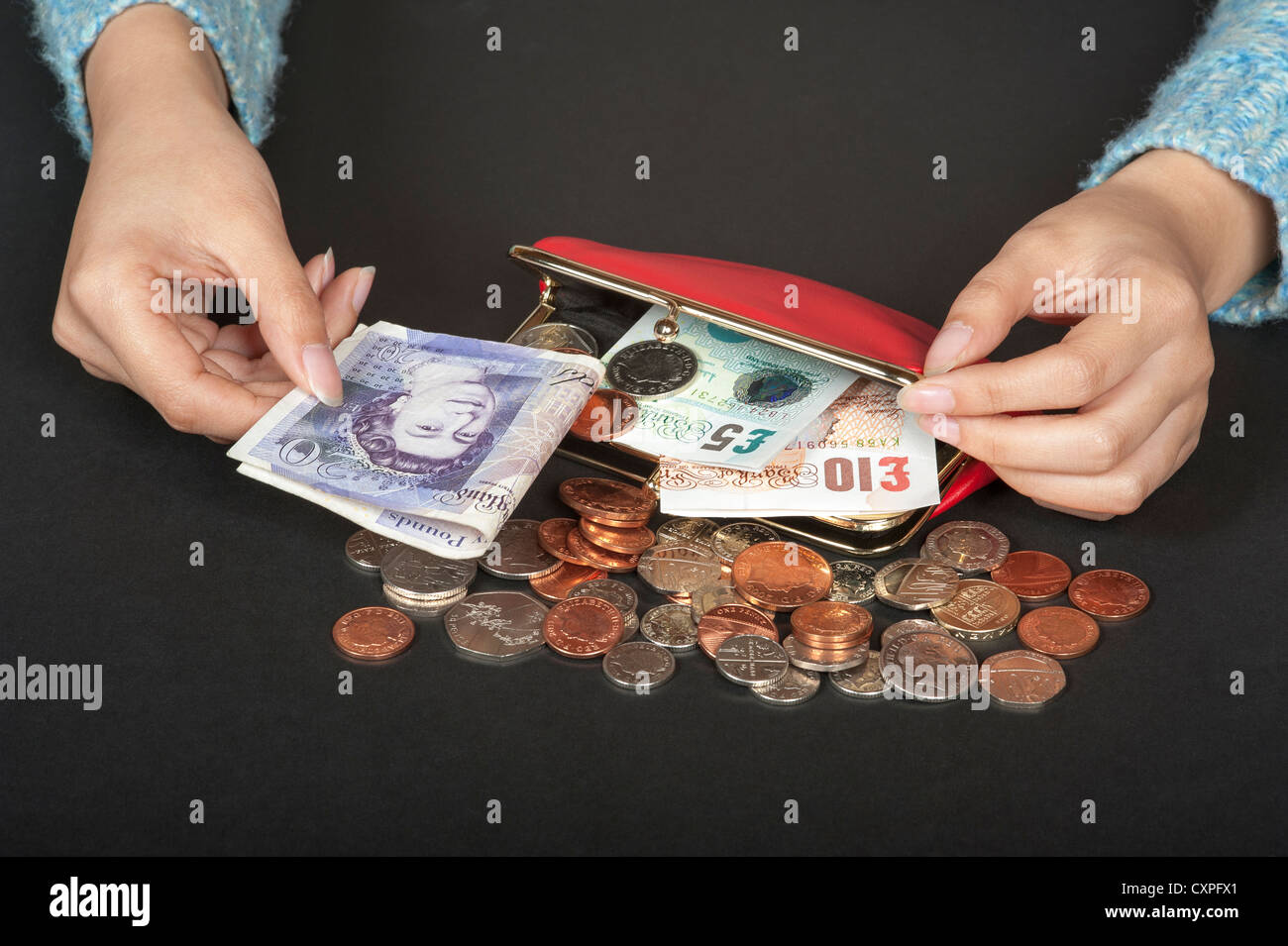 Currency handler hi-res stock photography and images - Alamy
