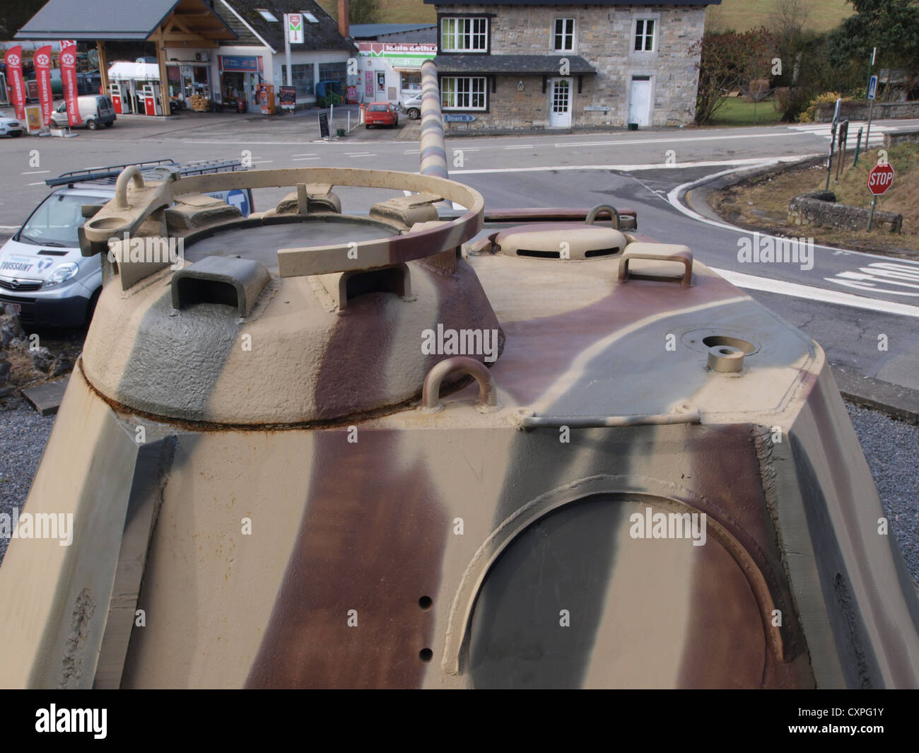 Panther type G (Sd.Kfz. 171) near Celles, Belgium Stock Photo - Alamy