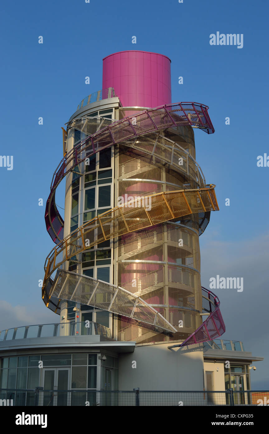 Redcar Beacon innovative controversial new colourful beach Vertical ...