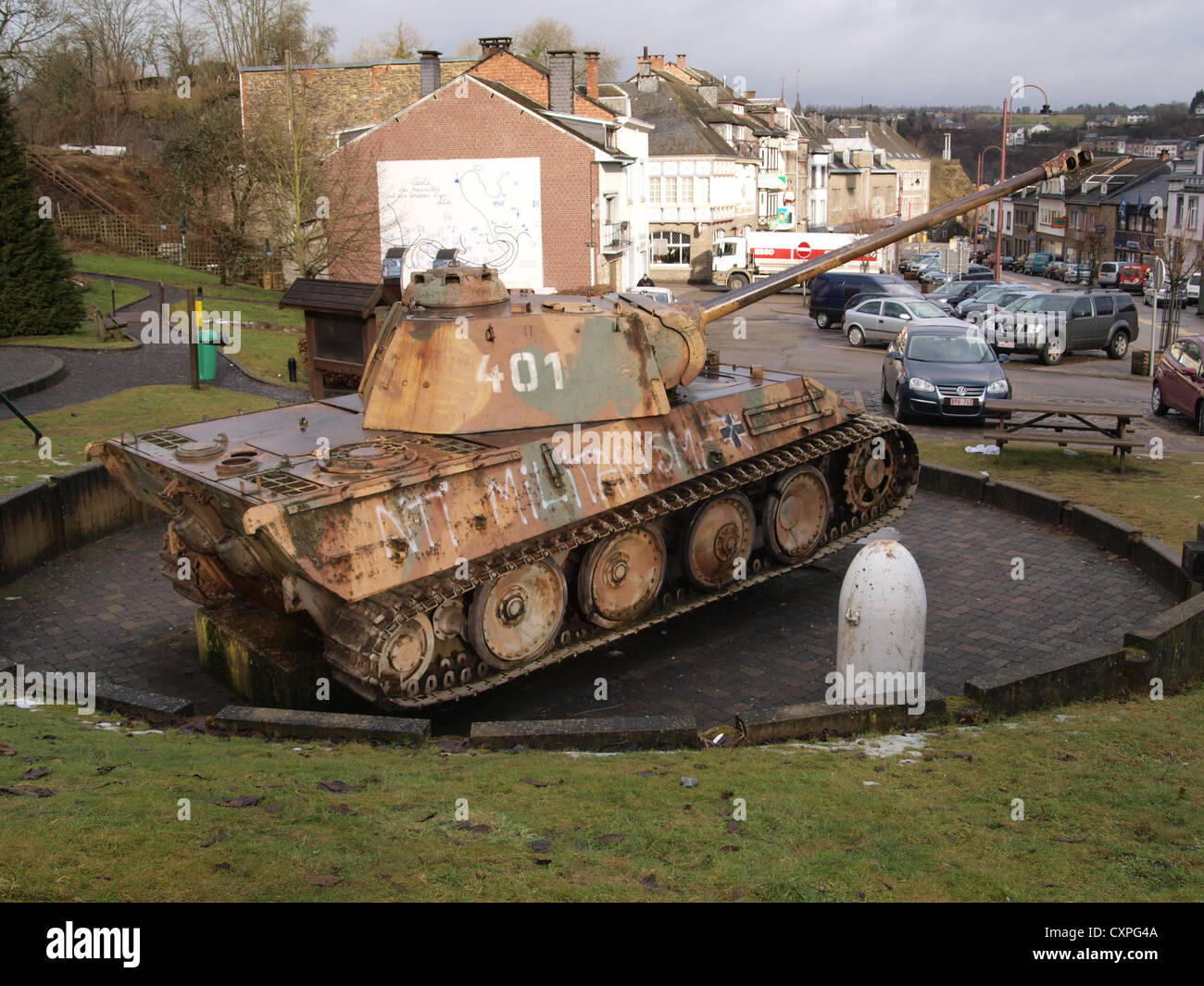 Panther type G (Sd.Kfz.171) at )Houffalize, Belgium Stock Photo - Alamy