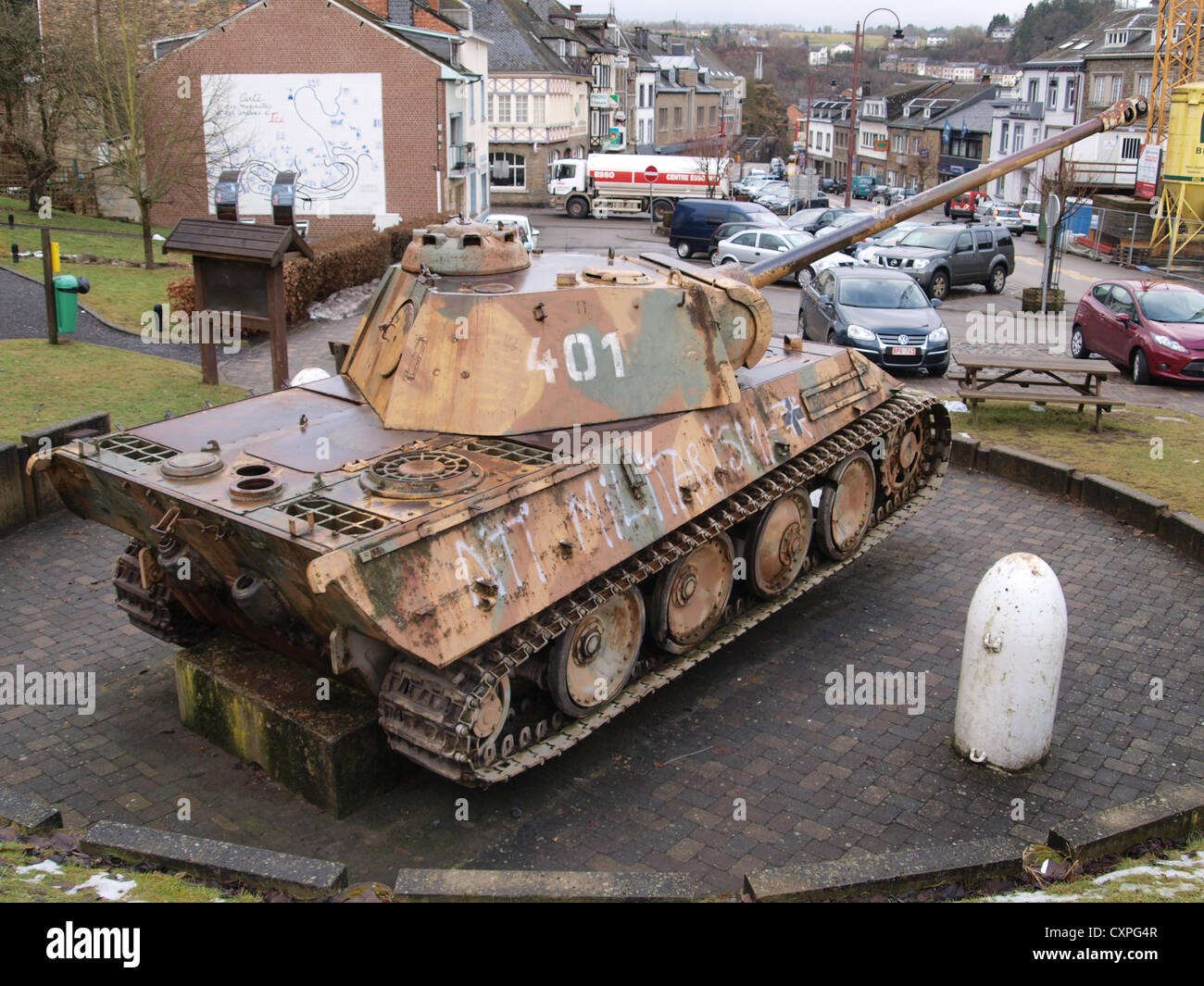 Panther type G (Sd.Kfz.171) at )Houffalize, Belgium Stock Photo - Alamy