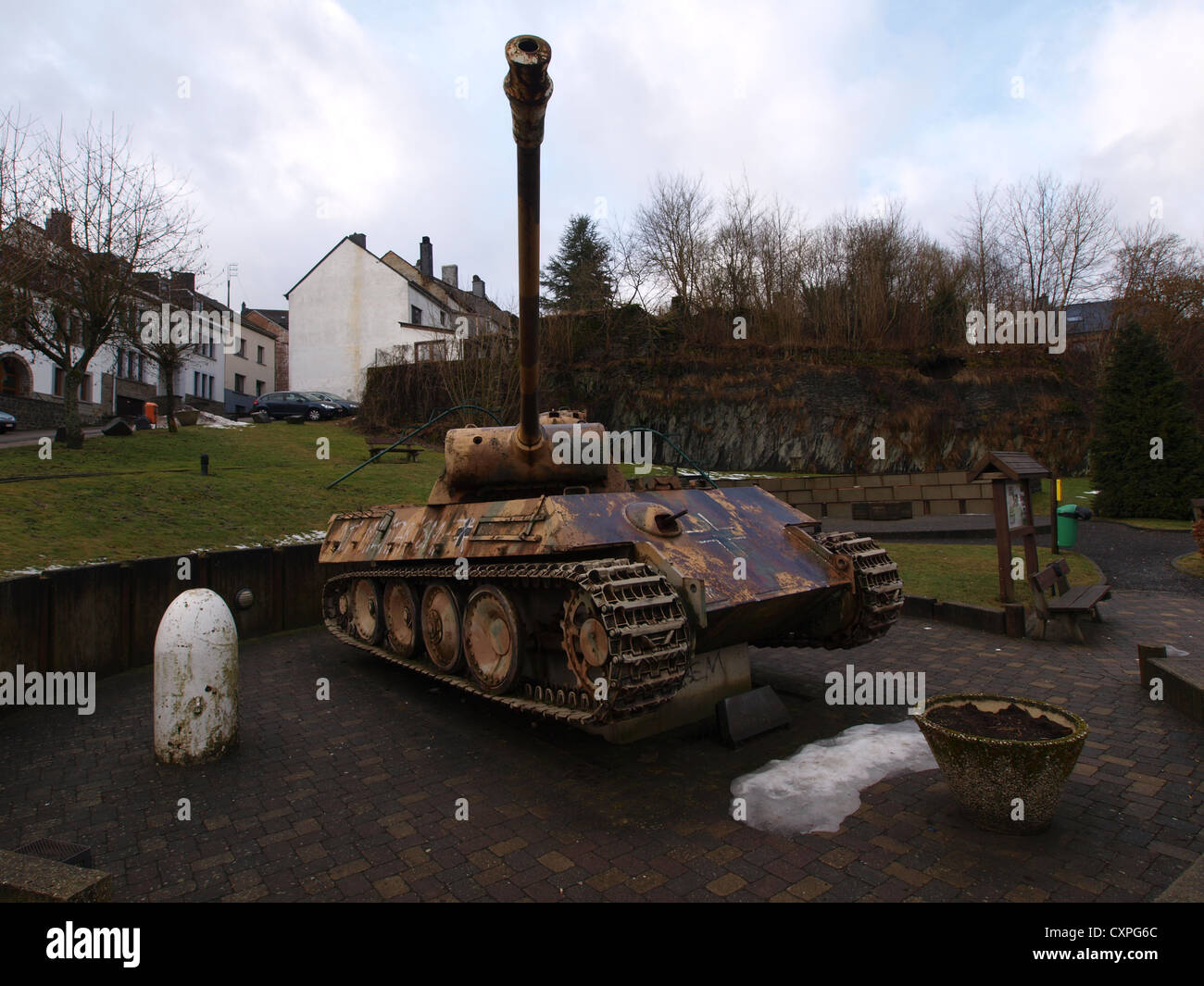 Panther type G (Sd.Kfz.171) at )Houffalize, Belgium Stock Photo - Alamy