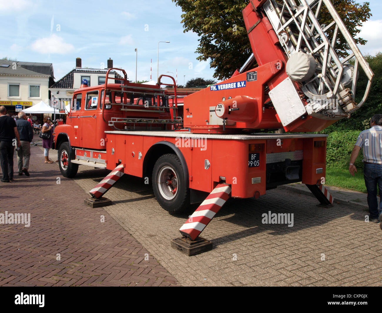 MAN 8156 Fire engine Stock Photo - Alamy