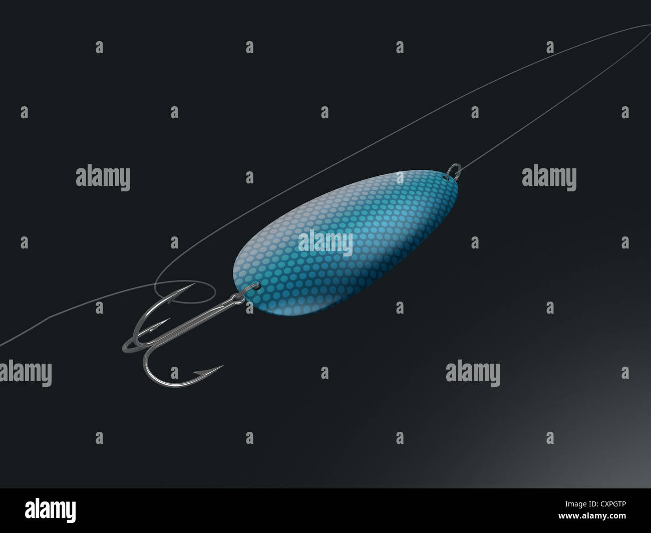 High Quality Fishing Set - Computer Art 3D Series Stock Photo - Alamy