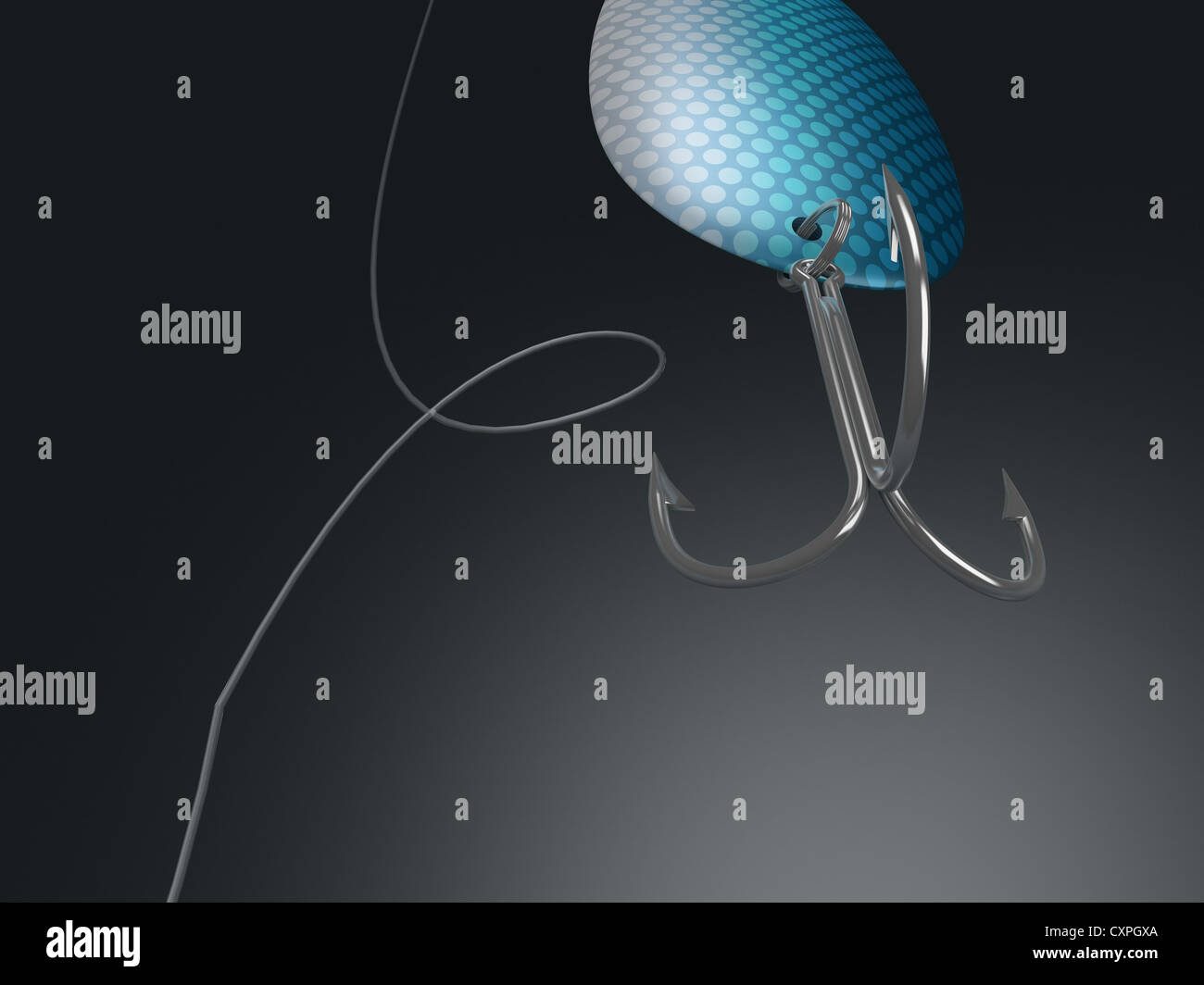 High Quality Fishing Set - Computer Art 3D Series Stock Photo - Alamy