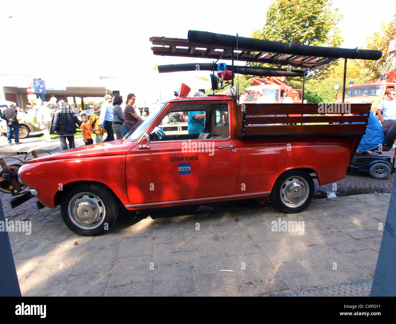 DAF 44 fire engine truck Stock Photo - Alamy
