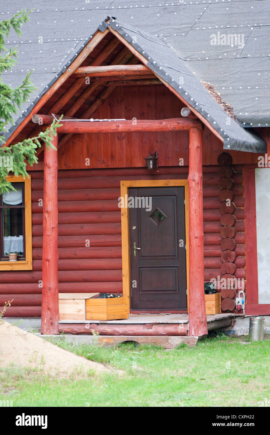 beautiful little wooden house Stock Photo - Alamy