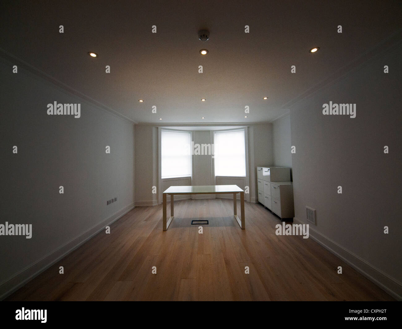 A stark and minimalist office Stock Photo - Alamy