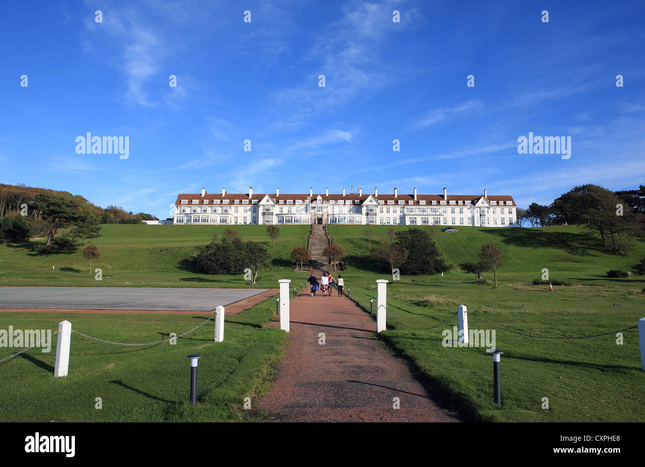 Turnberry golf and spa resort in Ayrshire Scotland which is famous for ...