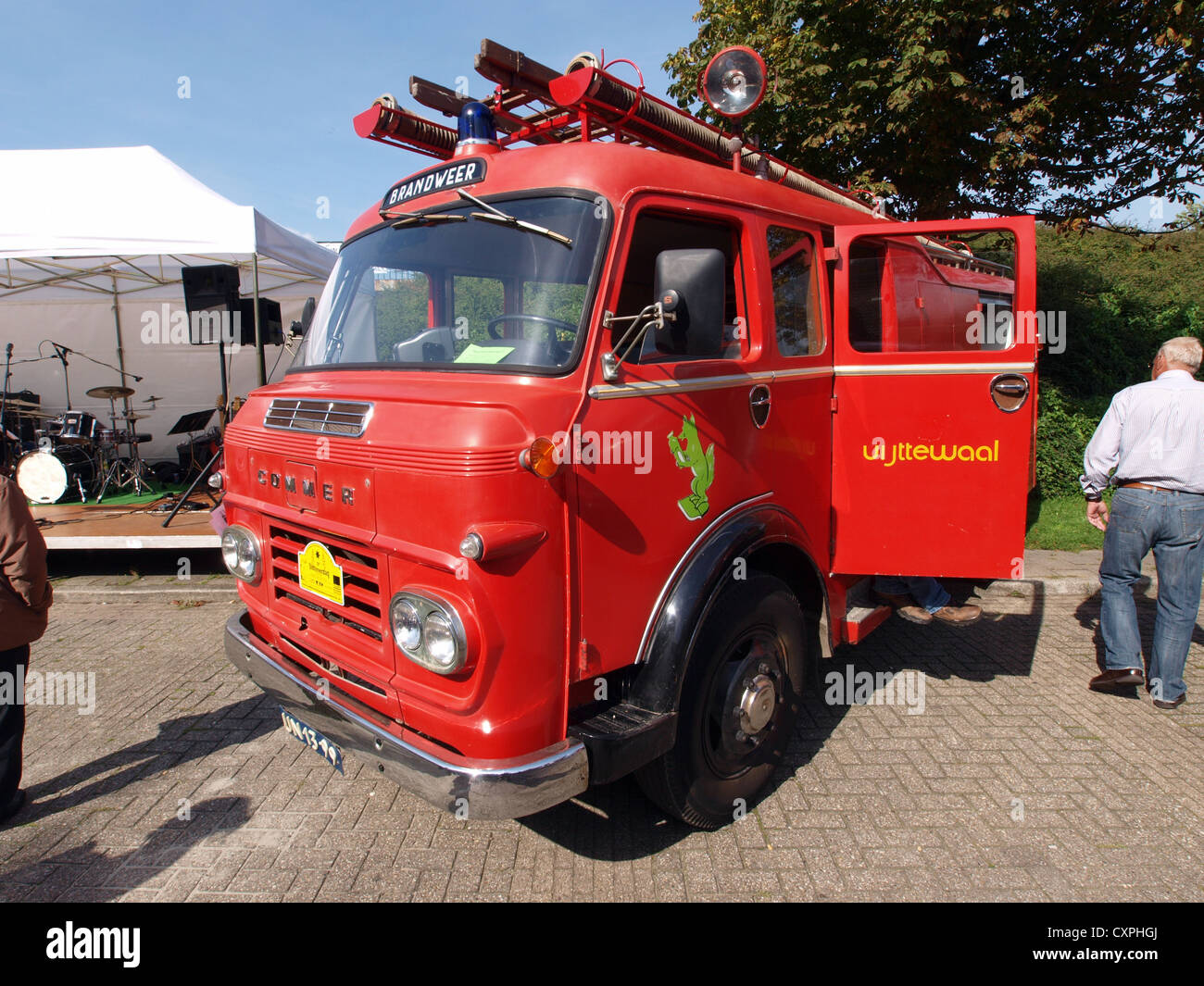 1964 Commer CAH741 fire engine truck tender Stock Photo - Alamy