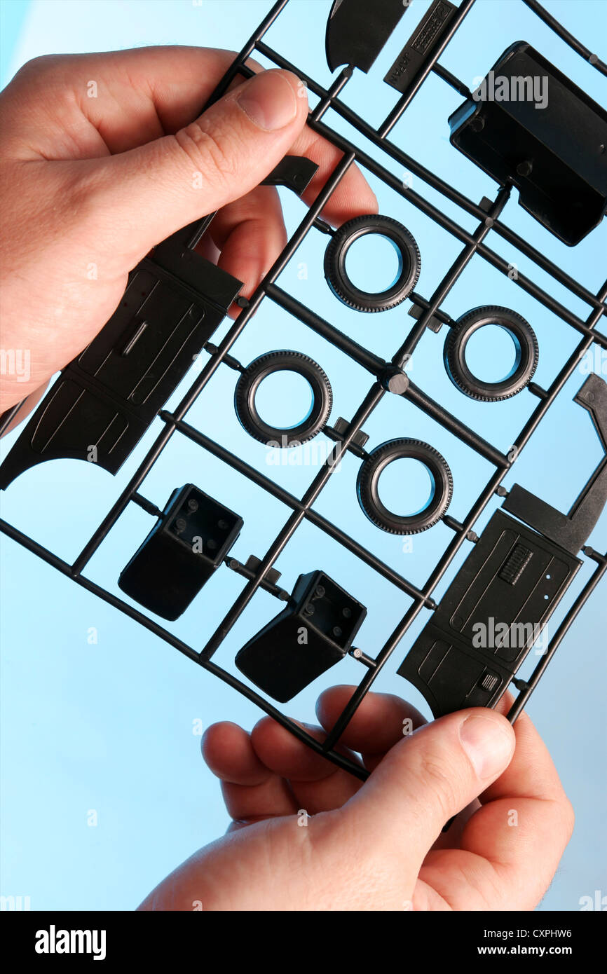 'Build your own' model car kit Stock Photo - Alamy