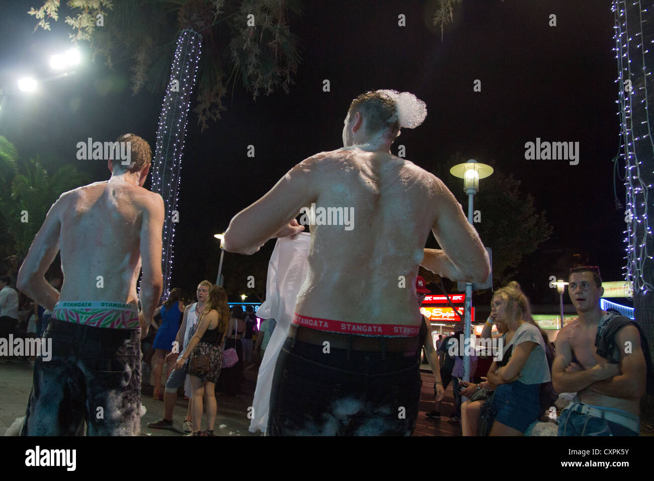 Young nightlife magaluf mallorca spain hi-res stock photography and ...