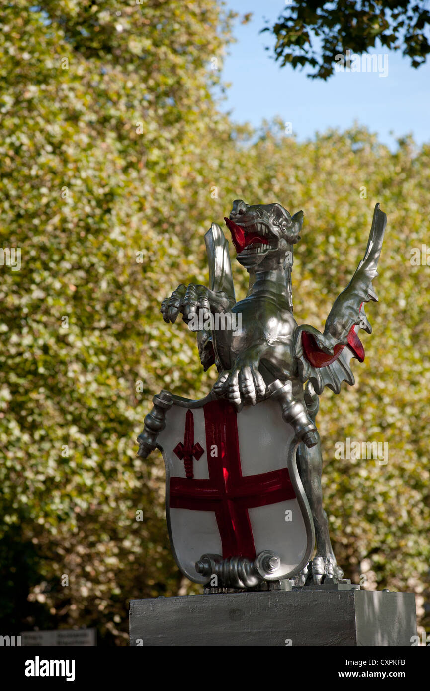 The Griffin marking the boundary of the City of London on the ...