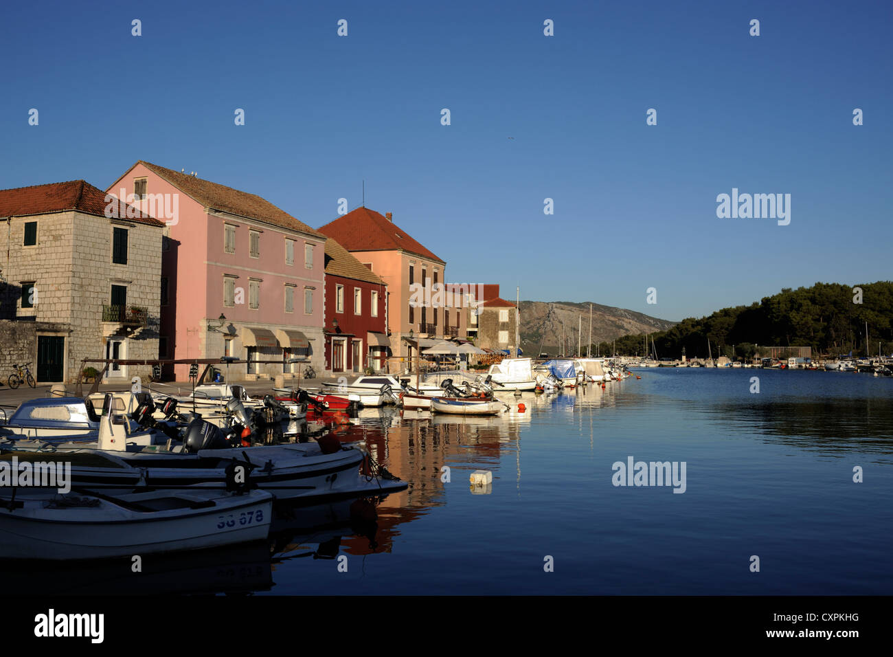 Croatia, Dalmatia, Hvar island, Stari Grad Stock Photo - Alamy