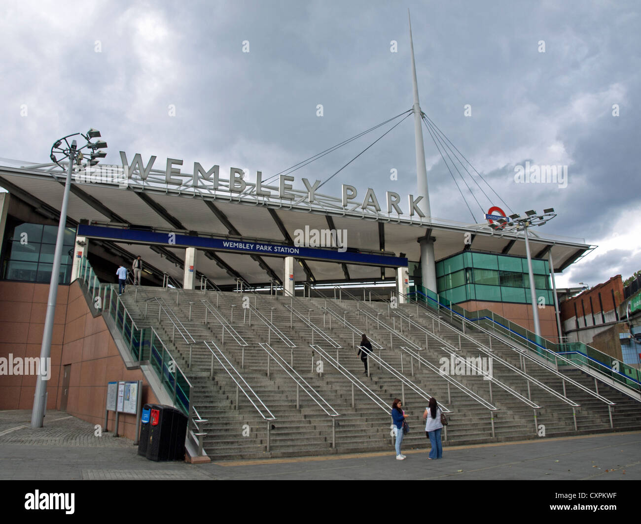 Stairs wembley stadium london england hi-res stock photography and ...