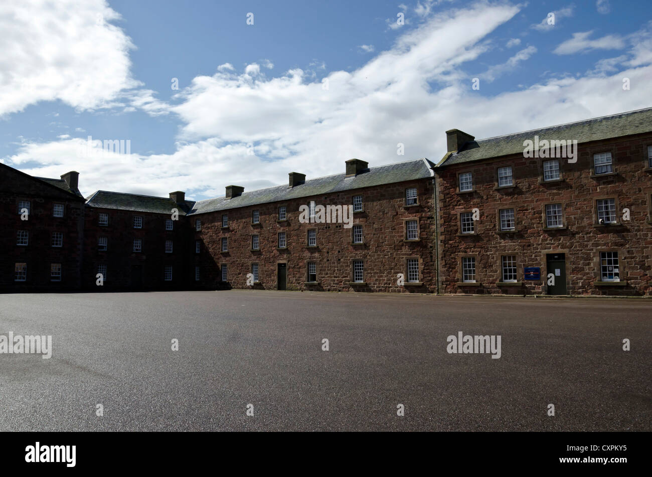 Part of the barracks at Fort George near Inverness, Scotland Stock ...