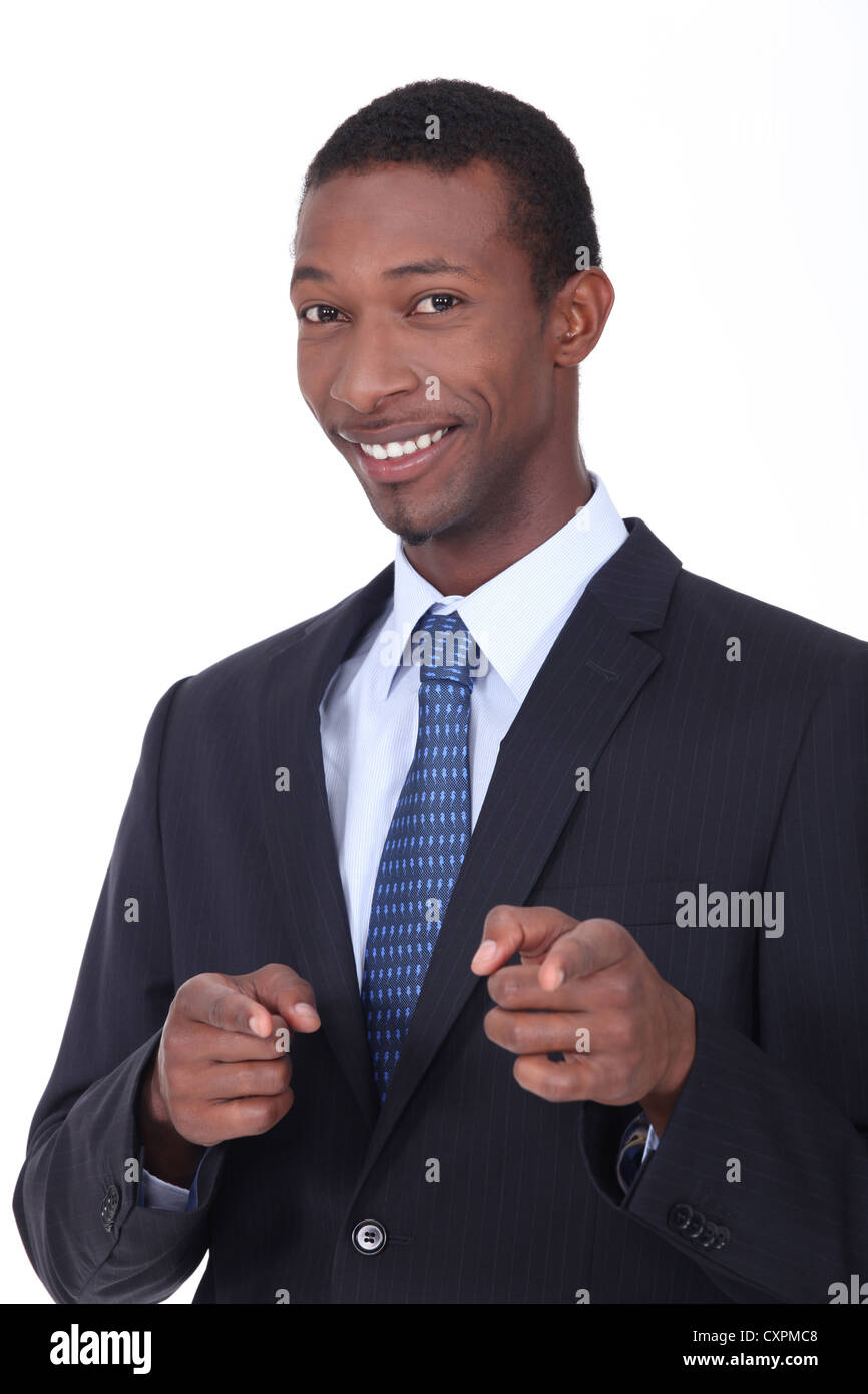 Portrait of a man in a suit Stock Photo - Alamy