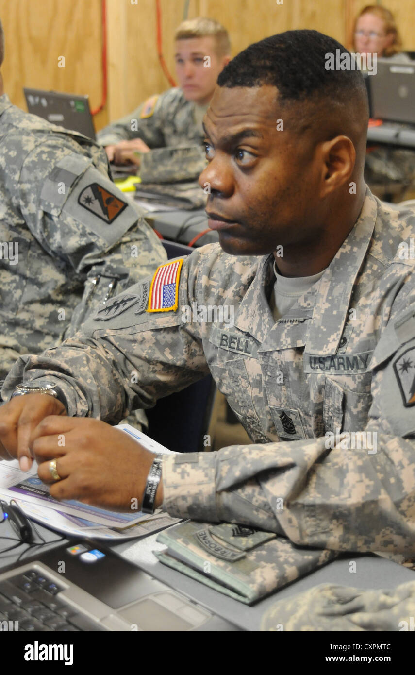 Command Sgt. Maj. Edward Bell, senior enlisted advisor of the 82nd ...