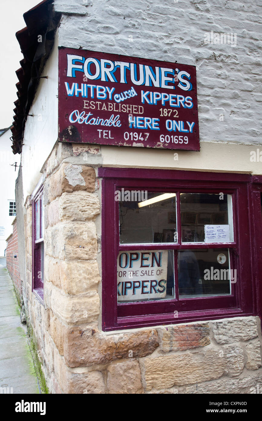 Whitby kipper shop hi-res stock photography and images - Alamy