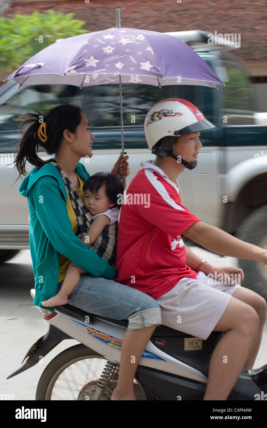 Riding pillion hi-res stock photography and images - Alamy