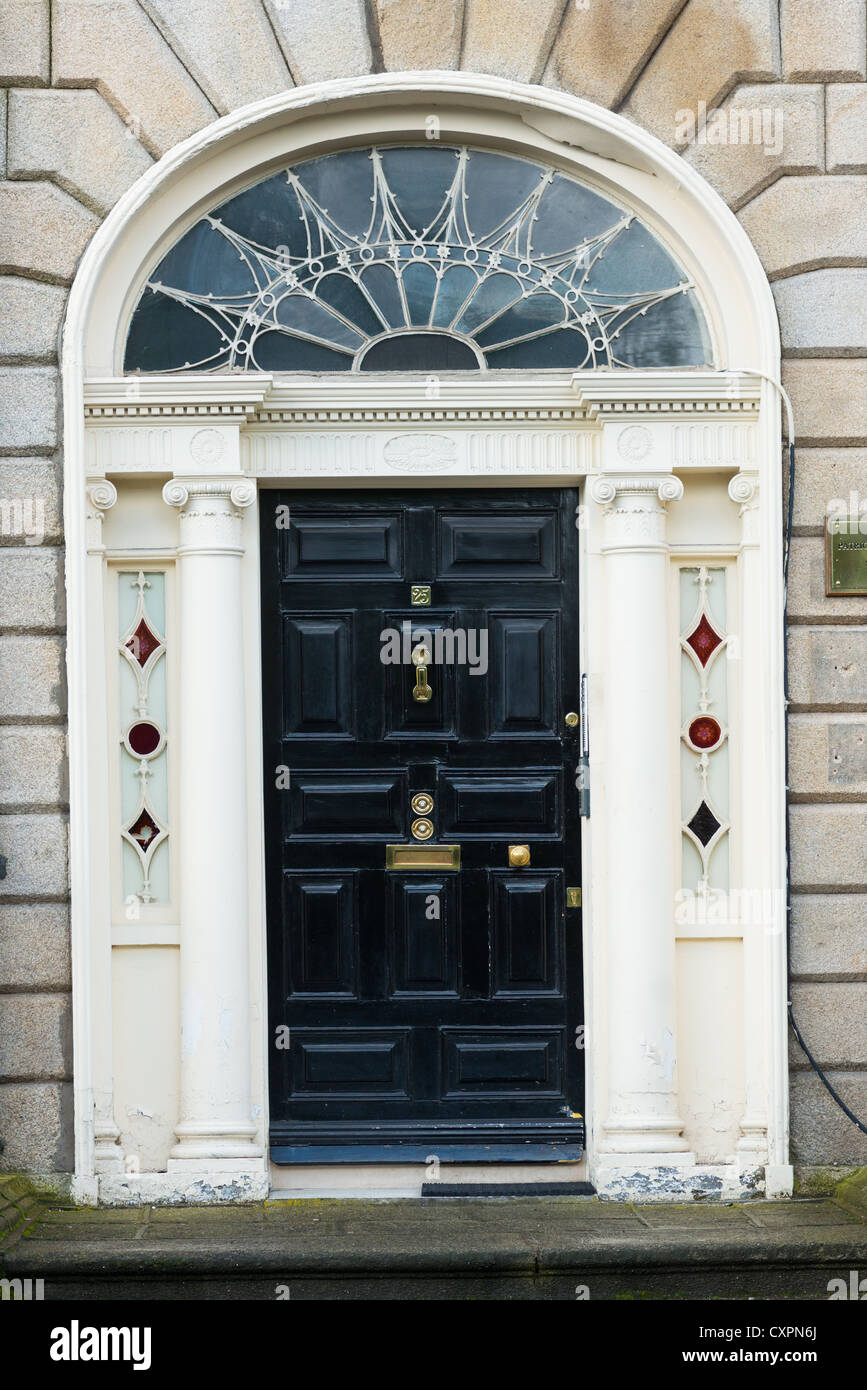Georgian door, Fitzwilliam Square, Dublin, Ireland Stock Photo - Alamy