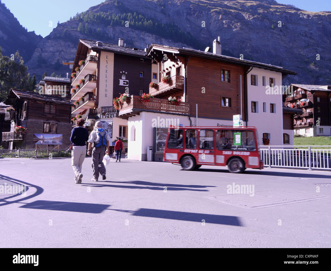 Electric car zermatt hi-res stock photography and images - Alamy