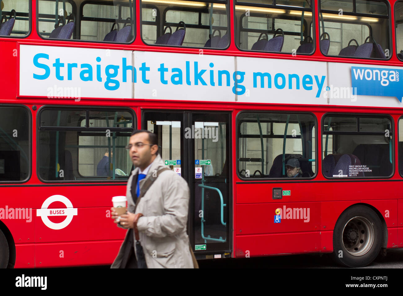 Wonga advert hi-res stock photography and images - Alamy