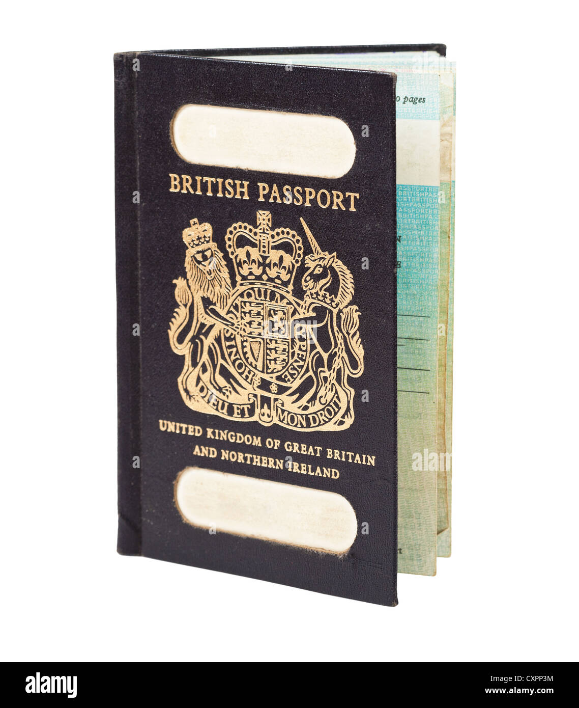Passport British Old High Resolution Stock Photography and Images - Alamy