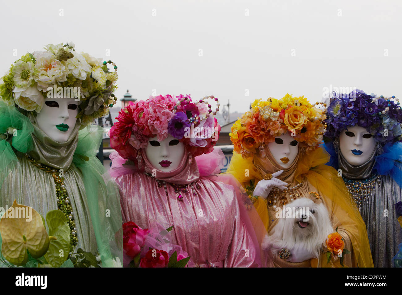 Colorful dresses Carnival in Venice Stock Photo - Alamy
