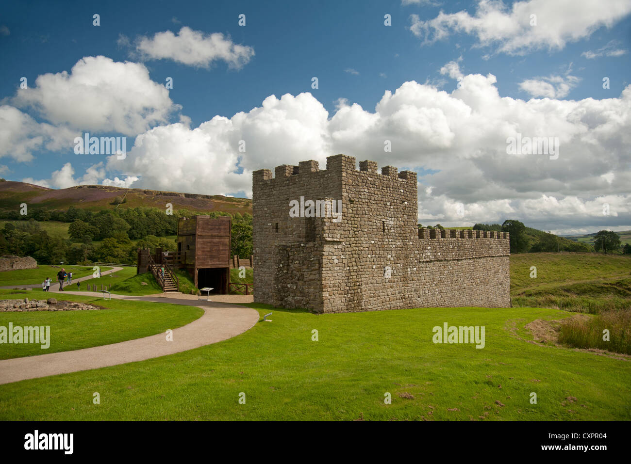 The reconstructed Roman Fort of Vindolanda near Bardon Mill is World ...