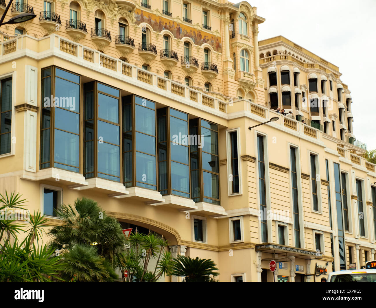Building details, in Monaco Stock Photo - Alamy