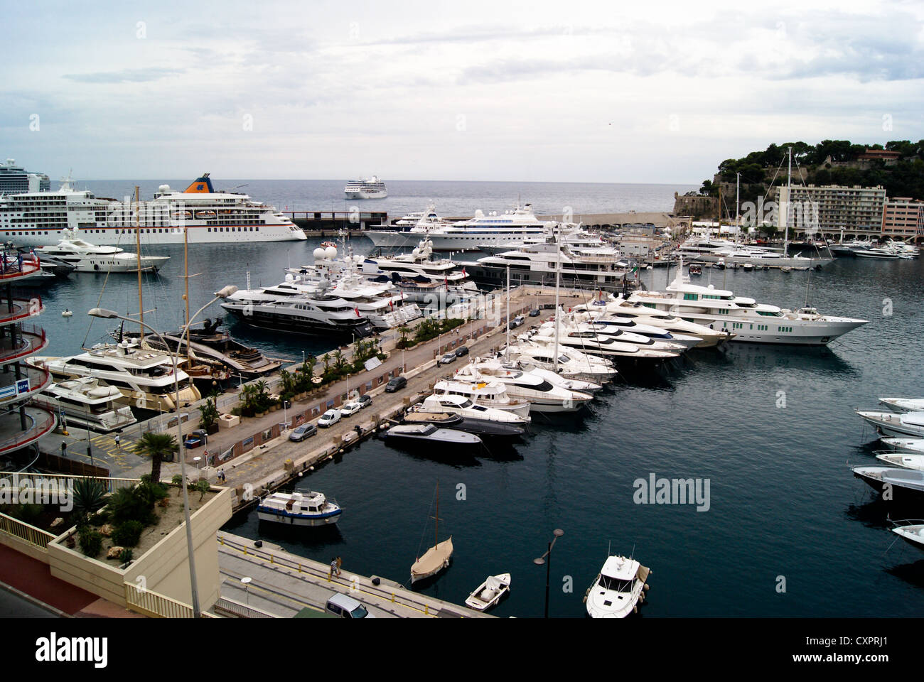 Monte Carlo, harbor, Monaco Stock Photo - Alamy