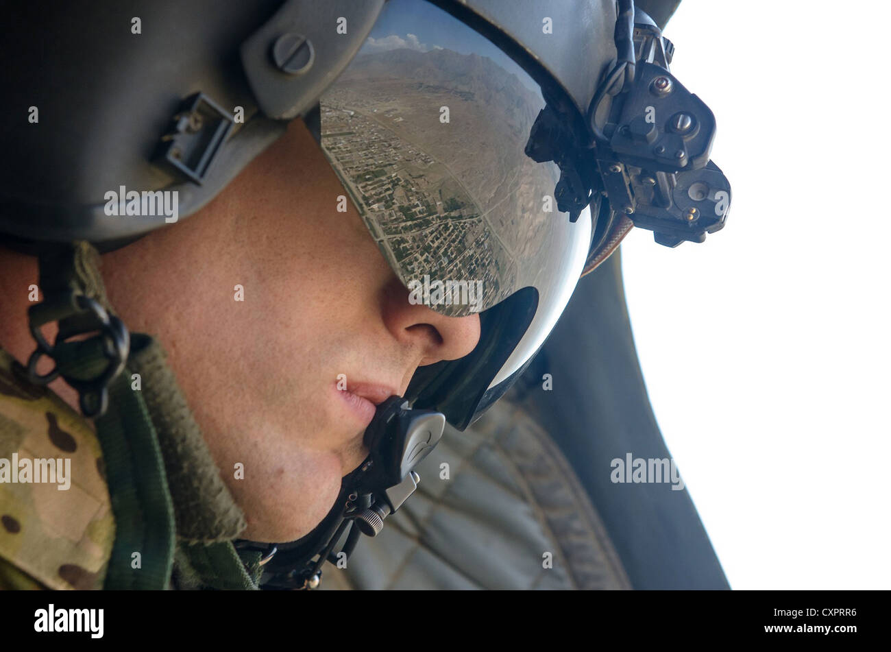 Pilot Helmet Reflection