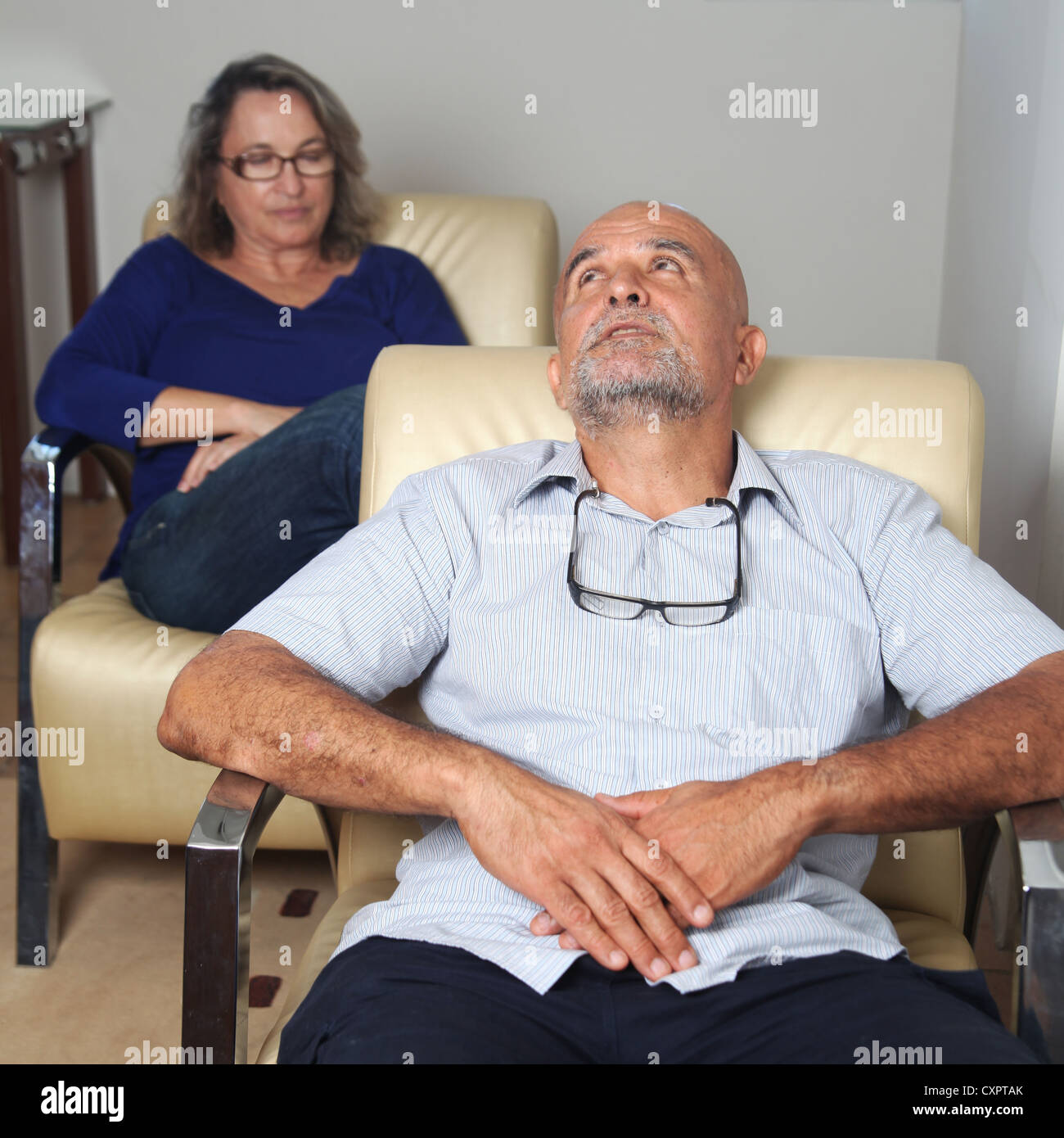 A senior at psychotherapy Stock Photo - Alamy