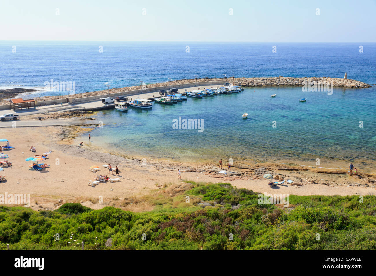 Agios Georgios marina, Paphos area, Cyprus Stock Photo - Alamy