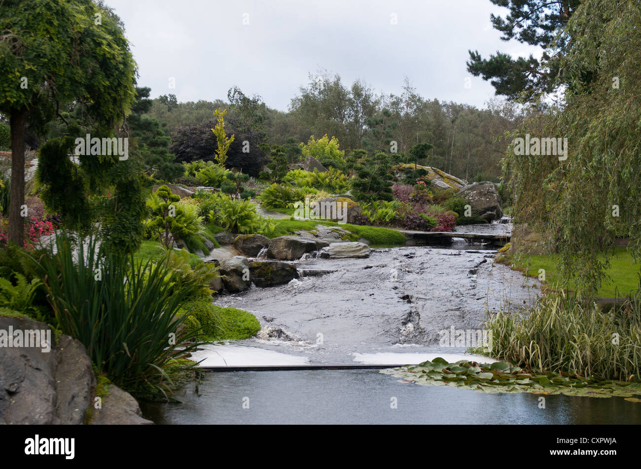 The Flor & Fjaere (Flor & Fjære) Gardens in Stavanger, Norway Stock ...